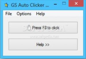 Free GS Auto Clicker for Windows - Auto clicker