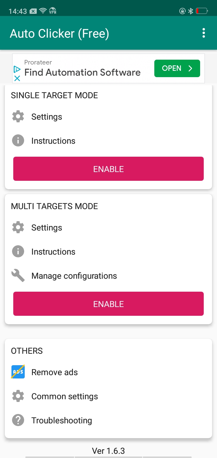 Auto Clicker - Automatic tap//Simple and Stable - Auto clicker